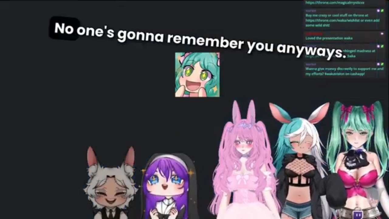 "waka_baka has some wise words of motivation for us." (Mystic Vtuber ...
