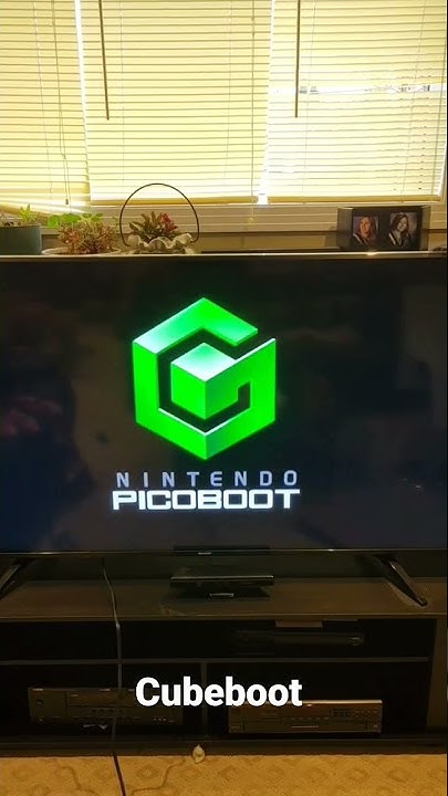 Gamecube Picoboot Custom Boot screen cubeboot - YouTube