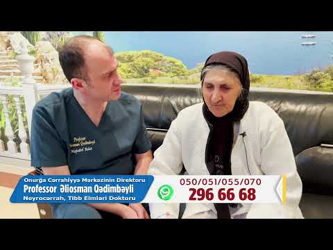 Üçlü sinir ağrısı,Trigeminal nevralgiya.Əliosman Qədimbəyli
