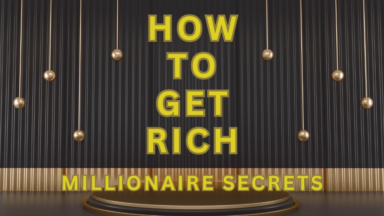how to get rich motivational speech MINDSET OF A MILLIONAIRE - YouTube