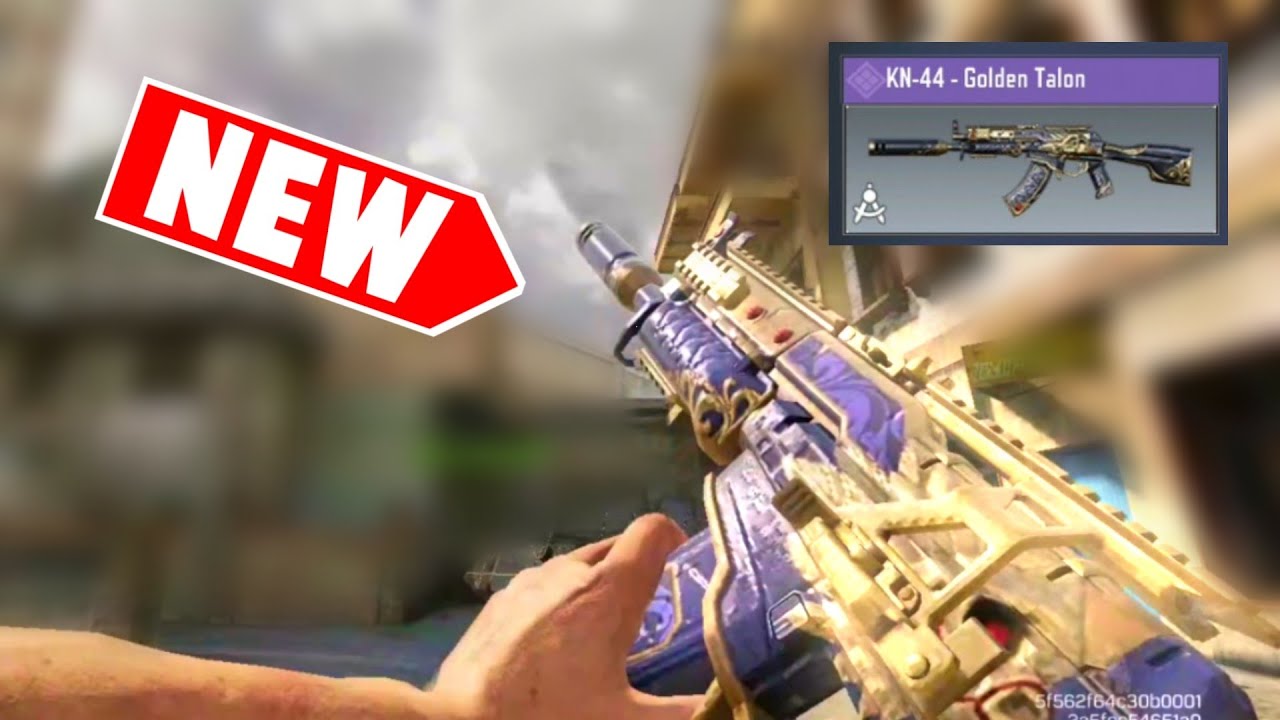 •FREE• Epic KN44-Golden talon skin||Codm free gun skin - YouTube