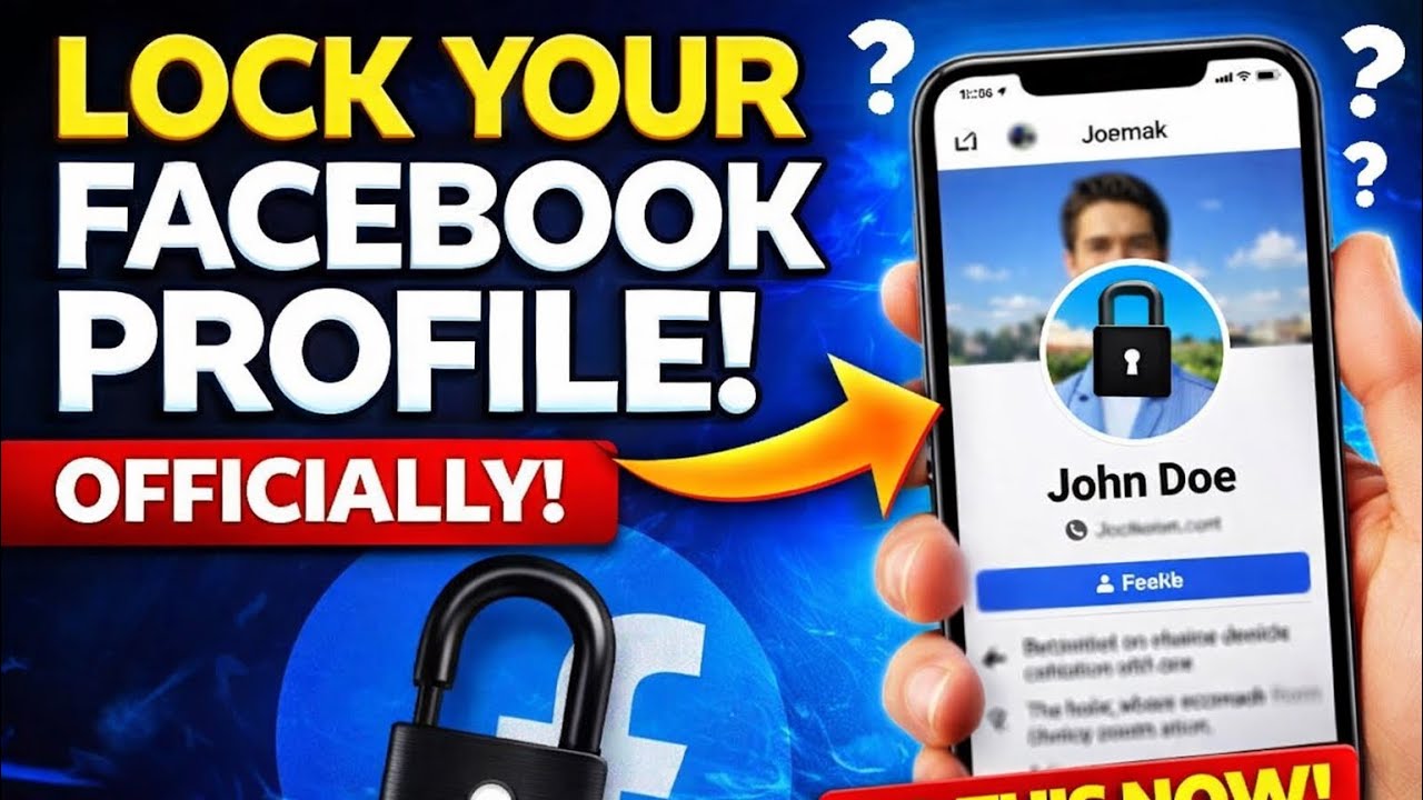 How to Lock Facebook Profile Officially? Update Info! - YouTube