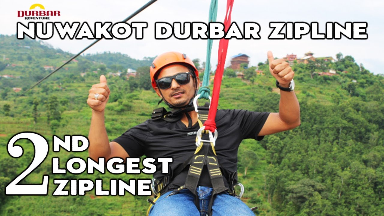 Nuwakot Durbar Zipline | 2nd Longest Zipline [Blue Sky] - YouTube