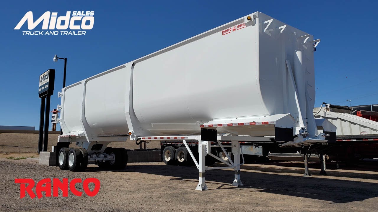 Ranco Demolition End Dump Trailer / Scrap Trailer - YouTube