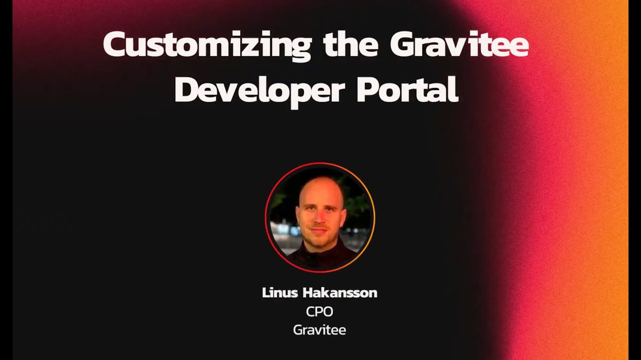 Customizing the Gravitee Developer Portal - YouTube