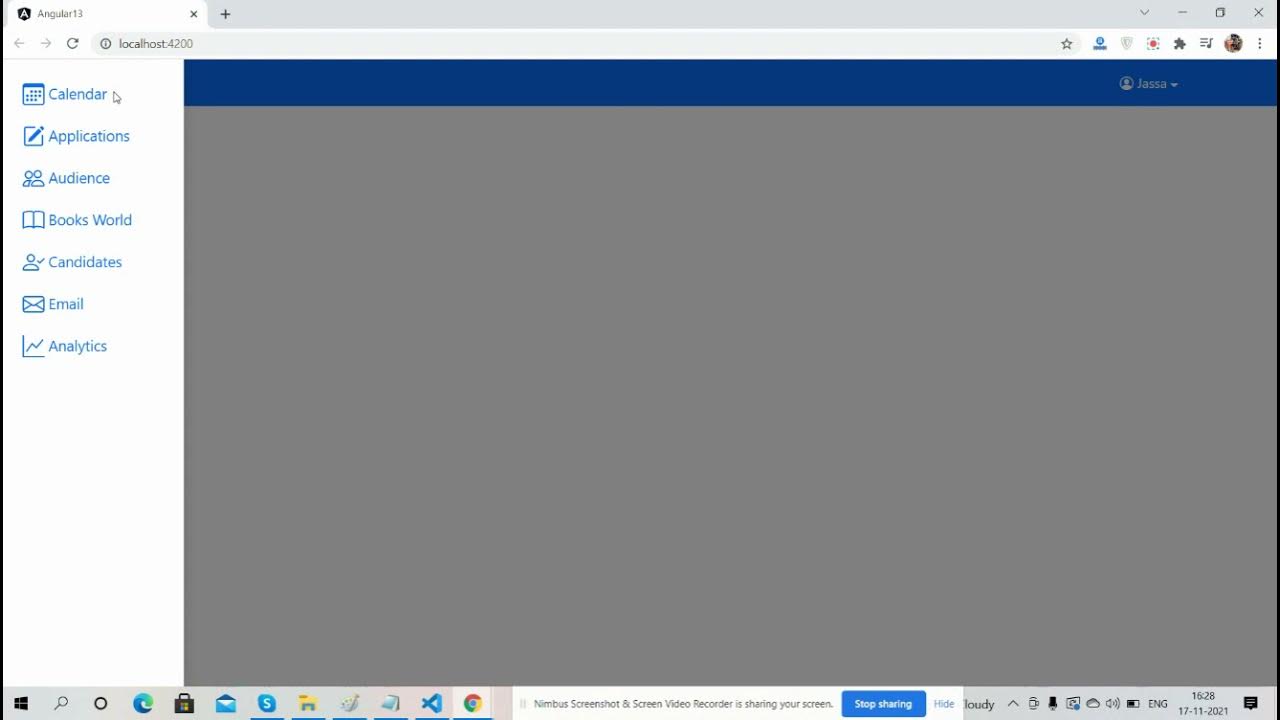 Angular 13 Bootstrap 5 Sidebar Template - Offcanvas menu - YouTube