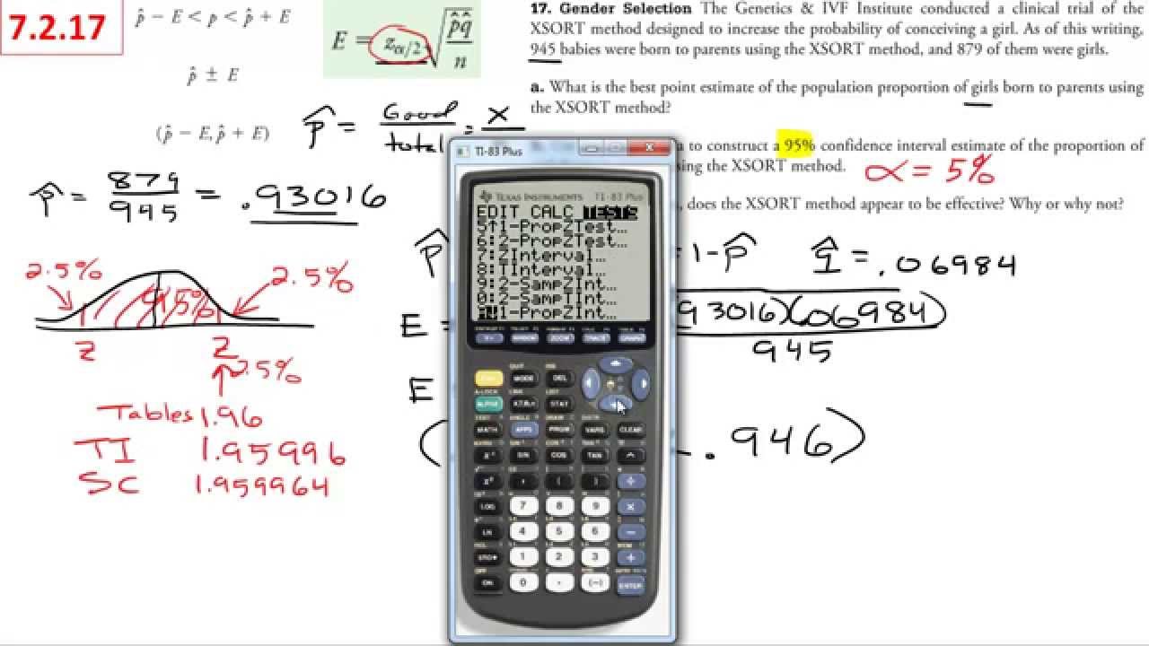 Statistics - Confidence Intervals for Population Proportions - YouTube