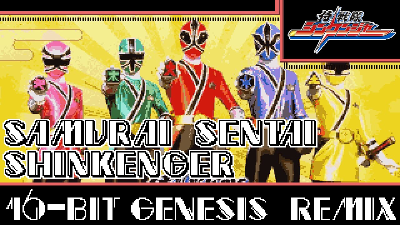 [16-Bit;Genesis]Samurai Sentai Shinkenger Opening(FULL) (COMMISSION ...