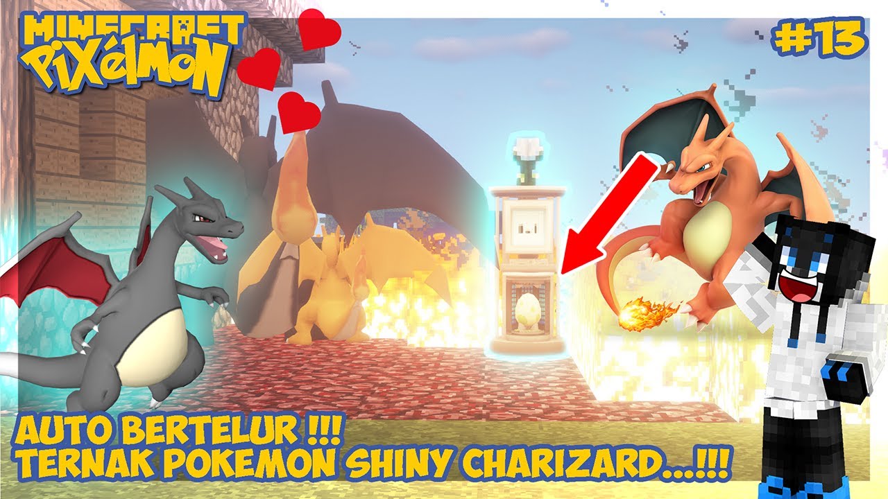 MEMBUAT FARM POKEMON SHINY CHARIZARD!!! | Minecraft Pixelmon Indonesia ...