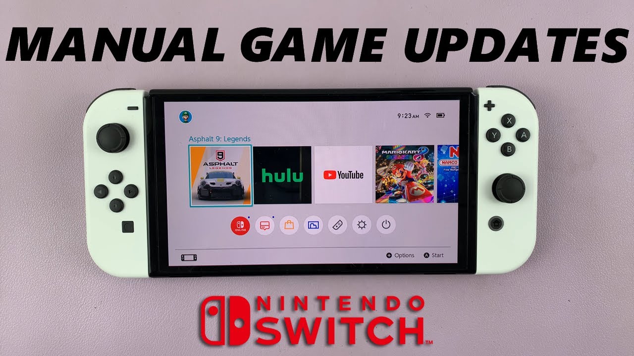 How To Manually Update Games On Nintendo Switch - YouTube