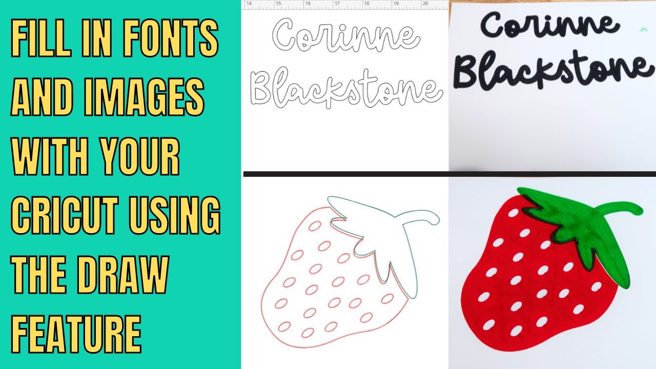 How to fill in any font in Cricut Design Space - No more bubble letters ...