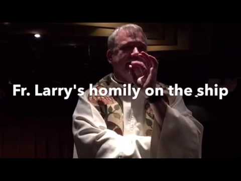 Fr. Larry Richards Homily on Ferry - YouTube