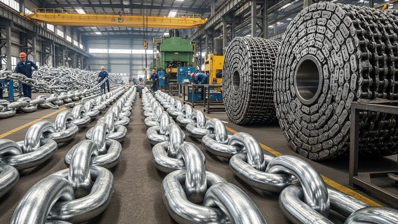 This Is How the World’s Strongest Anchor Chains Are Made ⚓ | Inside ...
