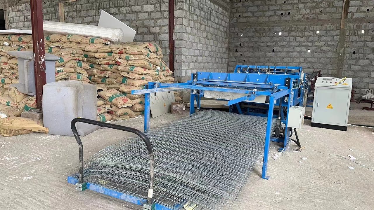 3D panel wire mesh knitting machine, steel wire mesh welding machine ...