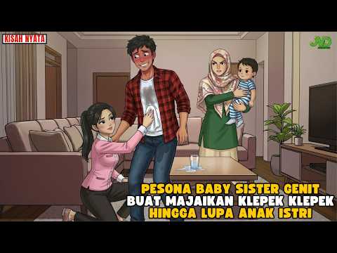 PESONA BABY SISTER GENIT BUAT MAJAIKAN KLEPEK KLEPEK HINGGA LUPA ANAK ISTRI || ANIMASI AZAB