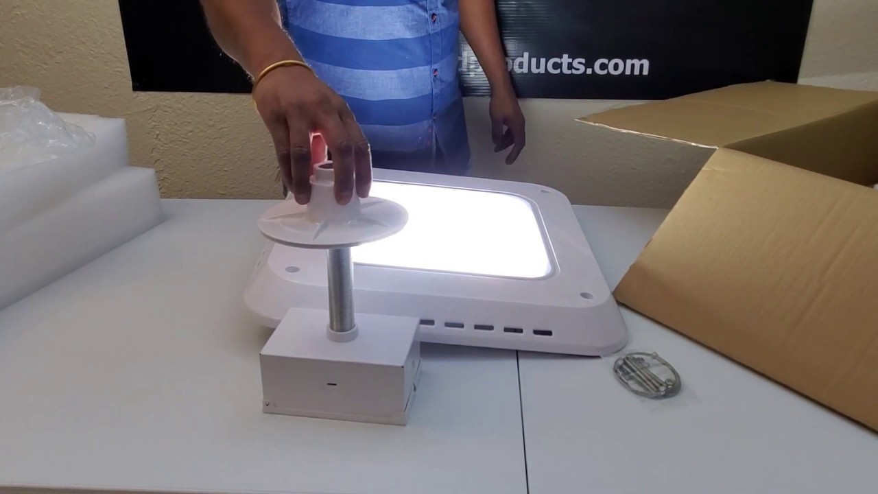 Canopy BIG 180W 5700K LED Light Drop Lens Gas Station 23400 lumn UL/DLC ...