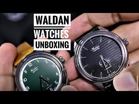 Waldan Watches- Heritage Green Professional line Black Sportline. - YouTube
