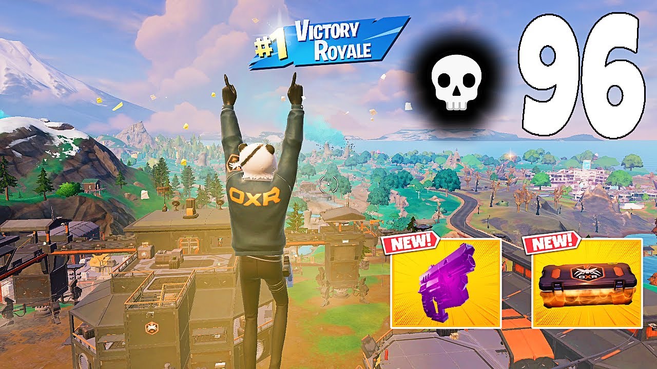96 Elimination Solo Vs Squads "Zero Build" Gameplay Wins (NEW! Fortnite ...