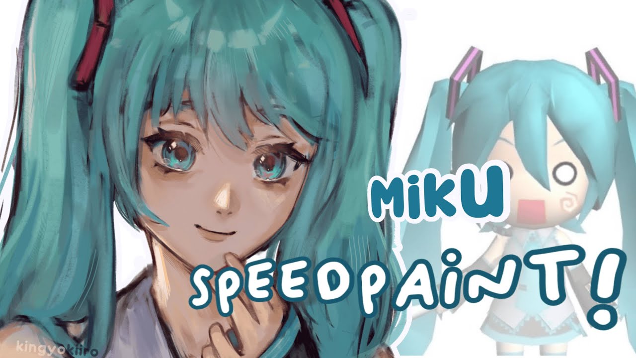 Hatsune Miku Speedpaint | Ibispaint X - YouTube