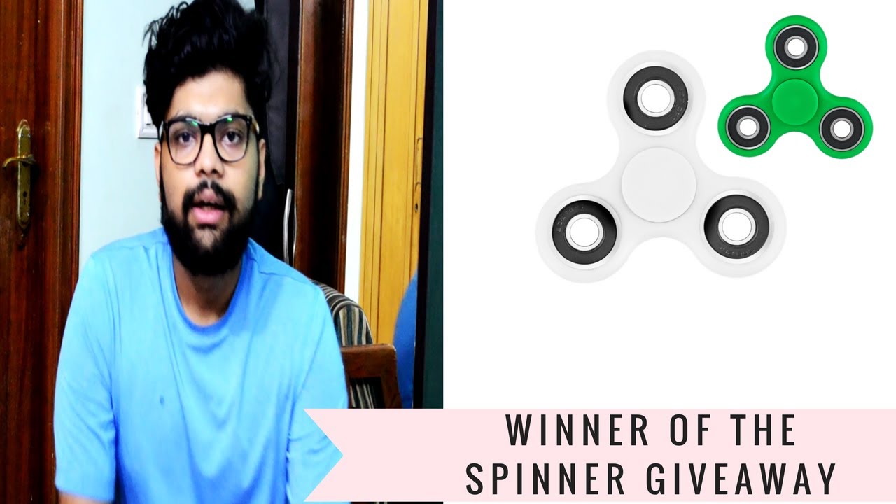 Fidget Spinner give away winner|| Other Video Updates - YouTube