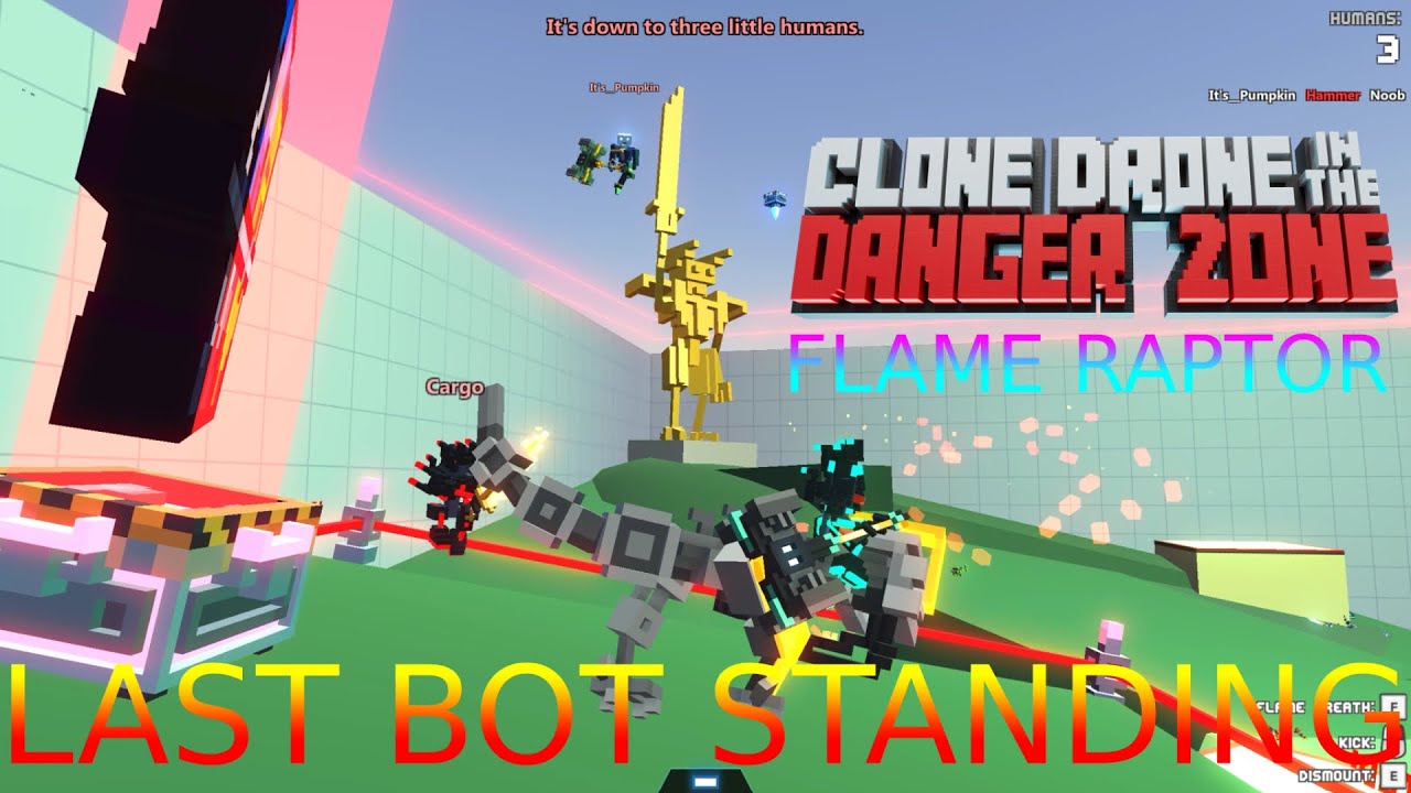 Fastest Win using Flame Raptor | Clone Drone In The Danger Zone (LBS ...