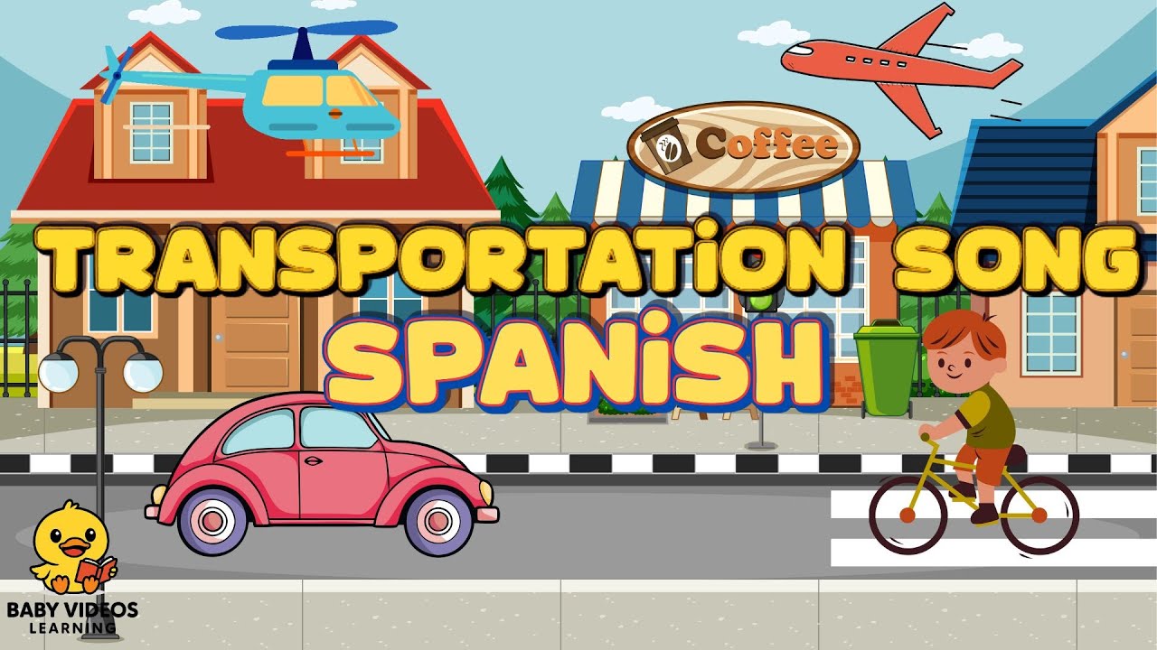 Learn TRANSPORTS Words in Spanish for Kids – Baby Videos Learning - YouTube