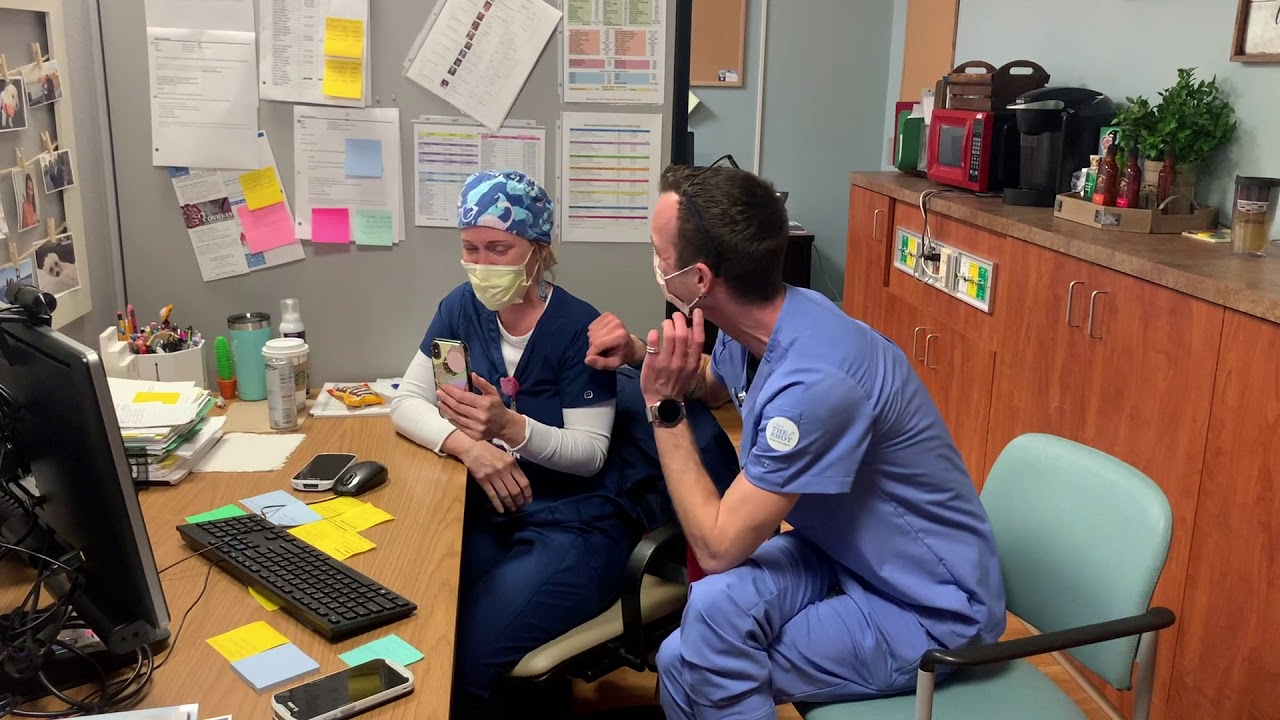 SMH Care Team Gets Super Bowl Surprise! - YouTube