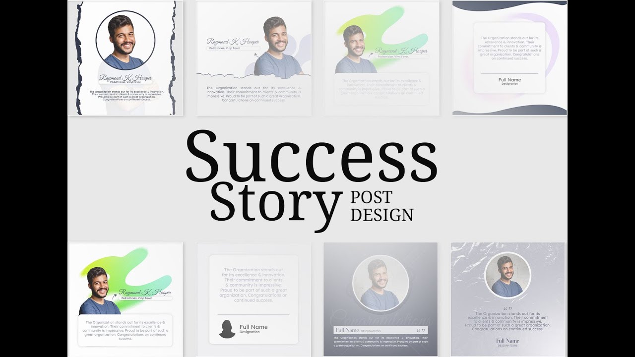 07 Concepts Success Story Post Design | Enthrall IT | Halal Dizworld ...