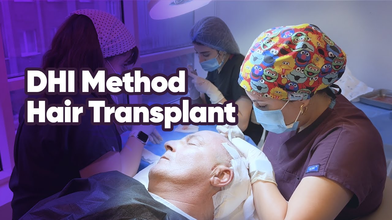 The Wonderful Appearance of Hair Transplanted with the DHI Method - YouTube
