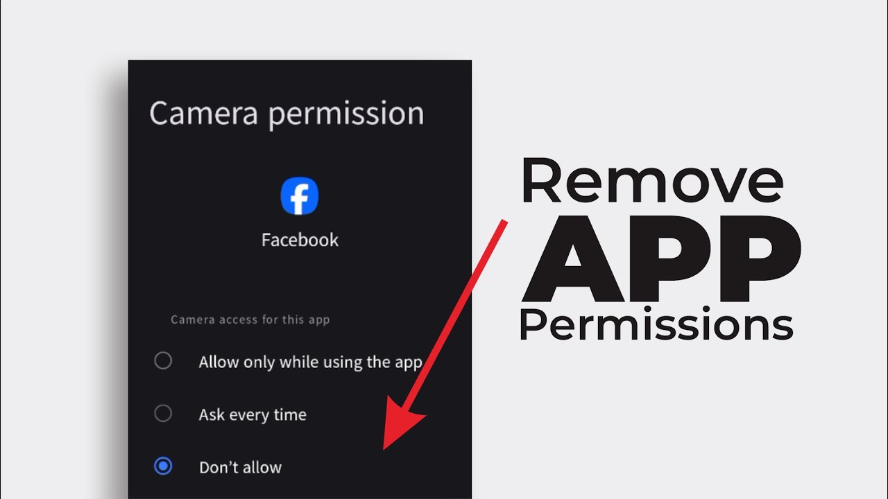 How to Remove App Permissions on Android in Easy Steps - YouTube