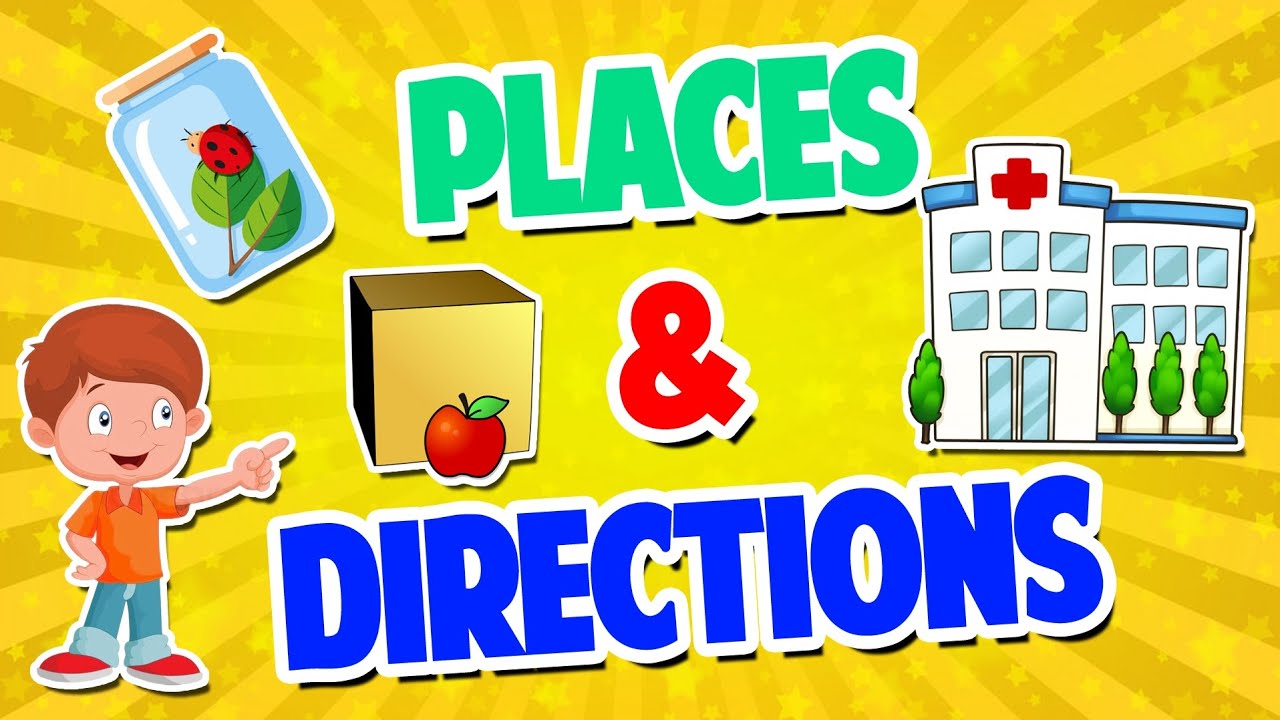 Places and Directions in English | Asking for and giving Directions ...