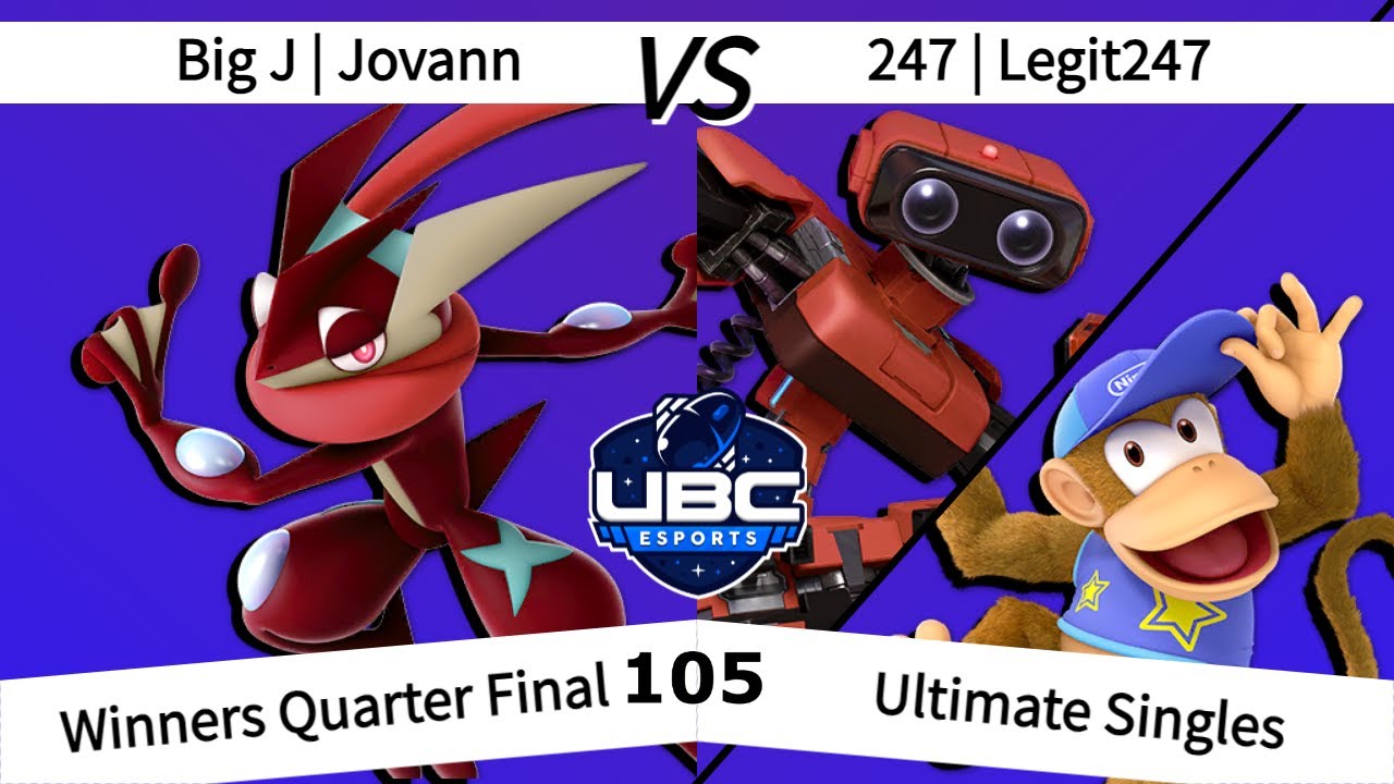 UBC Weekly #105 - Winners Quarters - Big J | Jovann (Greninja) Vs 247 | Legit247 (R.O.B, Diddy ...