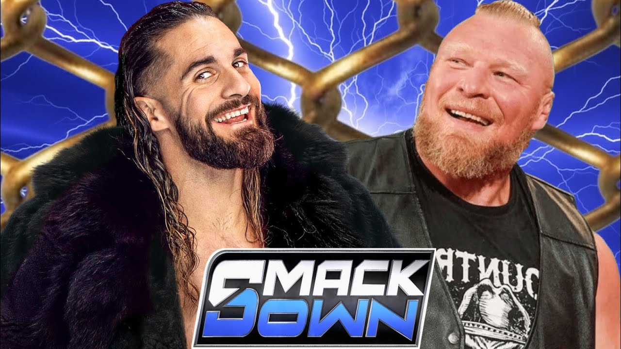 Seth Rollins vs Brock Lesnar Wwe Smackdown 18 Jan 2026 Steel Cage Match ...