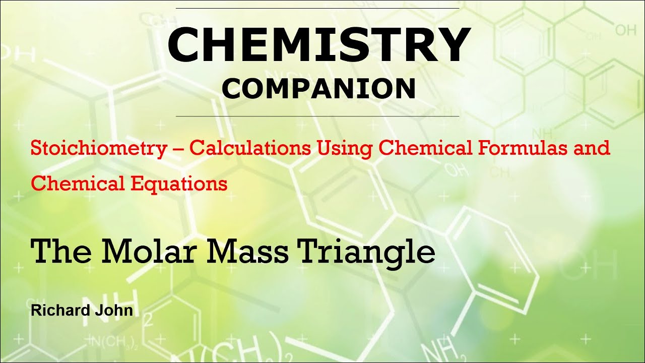 5.4.3 The Molar Mass Triangle - YouTube