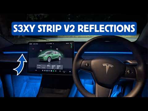 Tesla S3XY Strip V2 Lower Mount — Night Reflections Tested