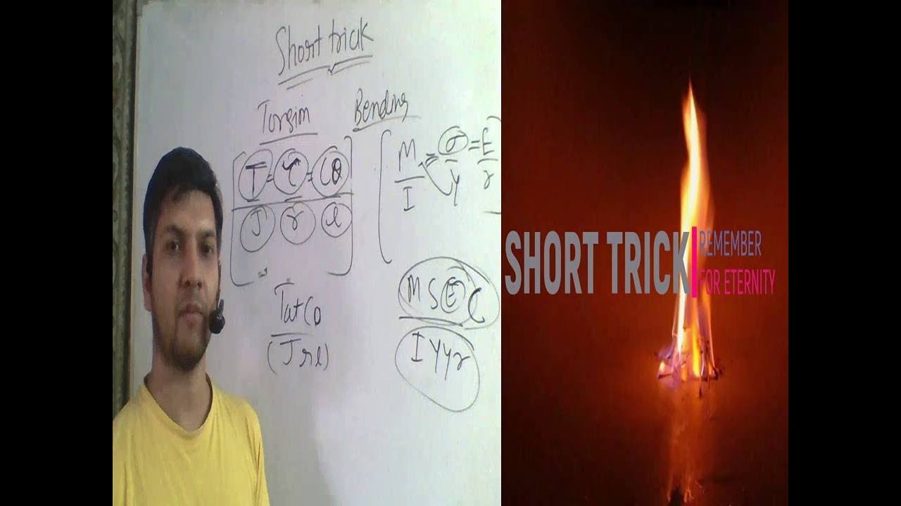 SHORT TRICK TORSION AND BENDING - YouTube