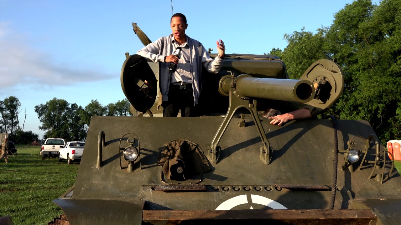 Live NBC News Sherman Tank Interview - YouTube