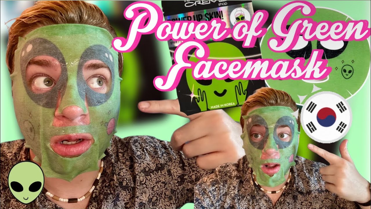 The Creme Shop Power Up, Skin! Animated Alien Face Mask - YouTube