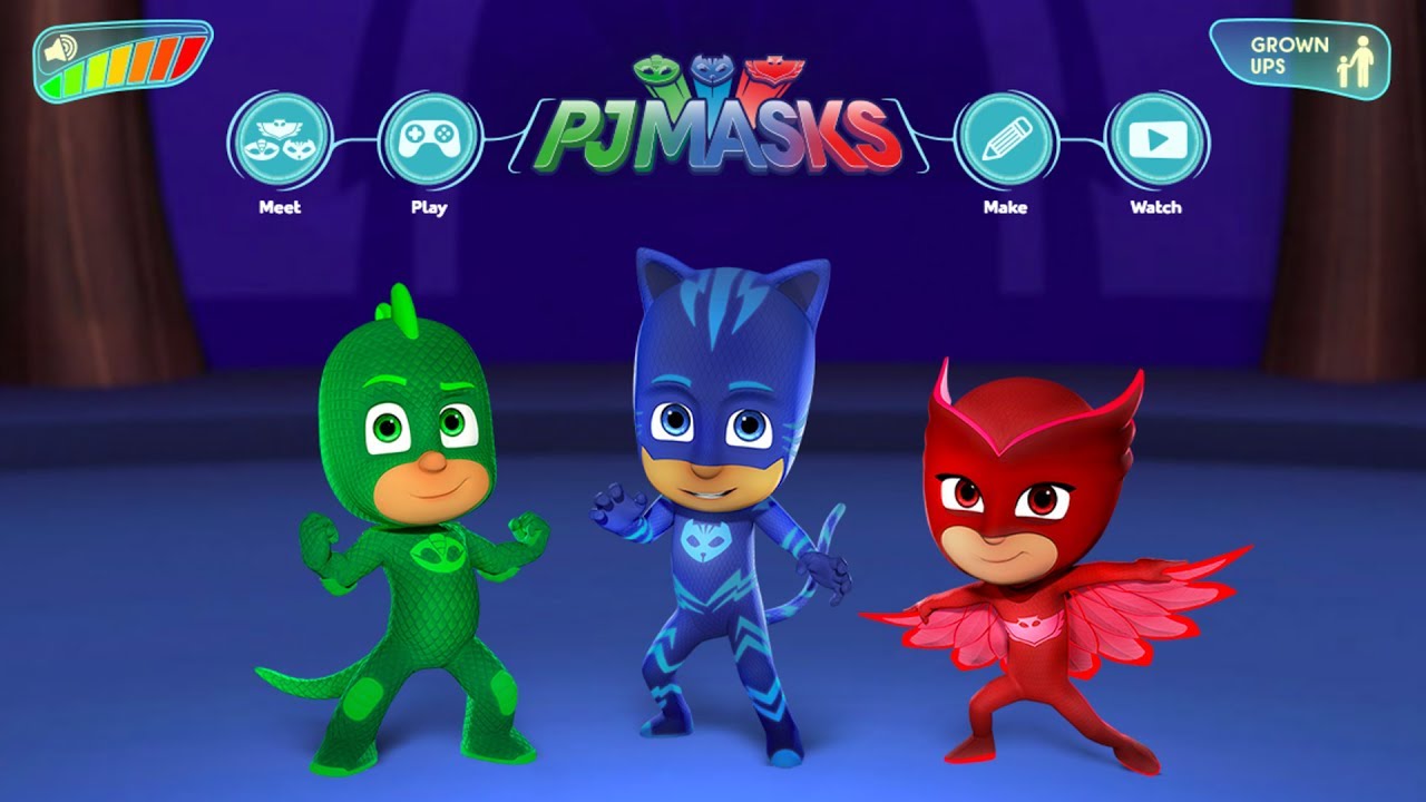 PJ Masks - Web App Gameplay (app demo) - YouTube