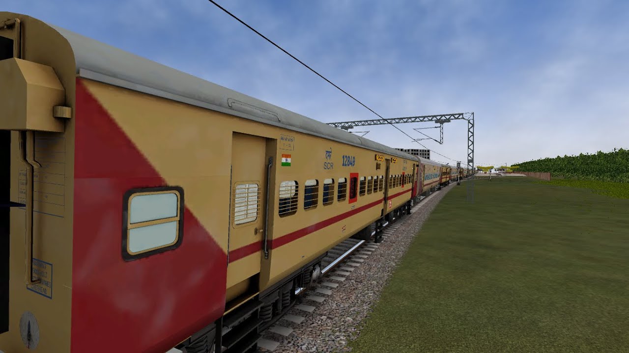12711 Pinakini Super Fast Arrival & Departure //MSTS//Open Rails - YouTube