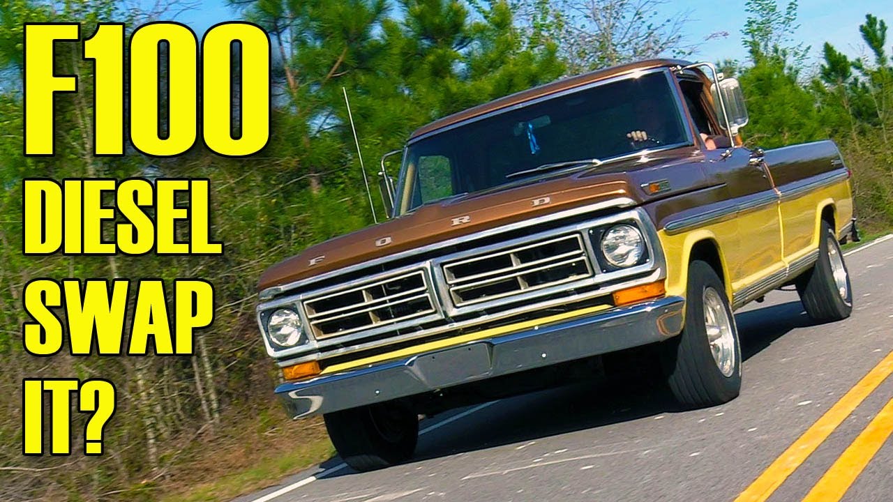 Diesel Swap F100? Autorestomod Episode 463 - YouTube