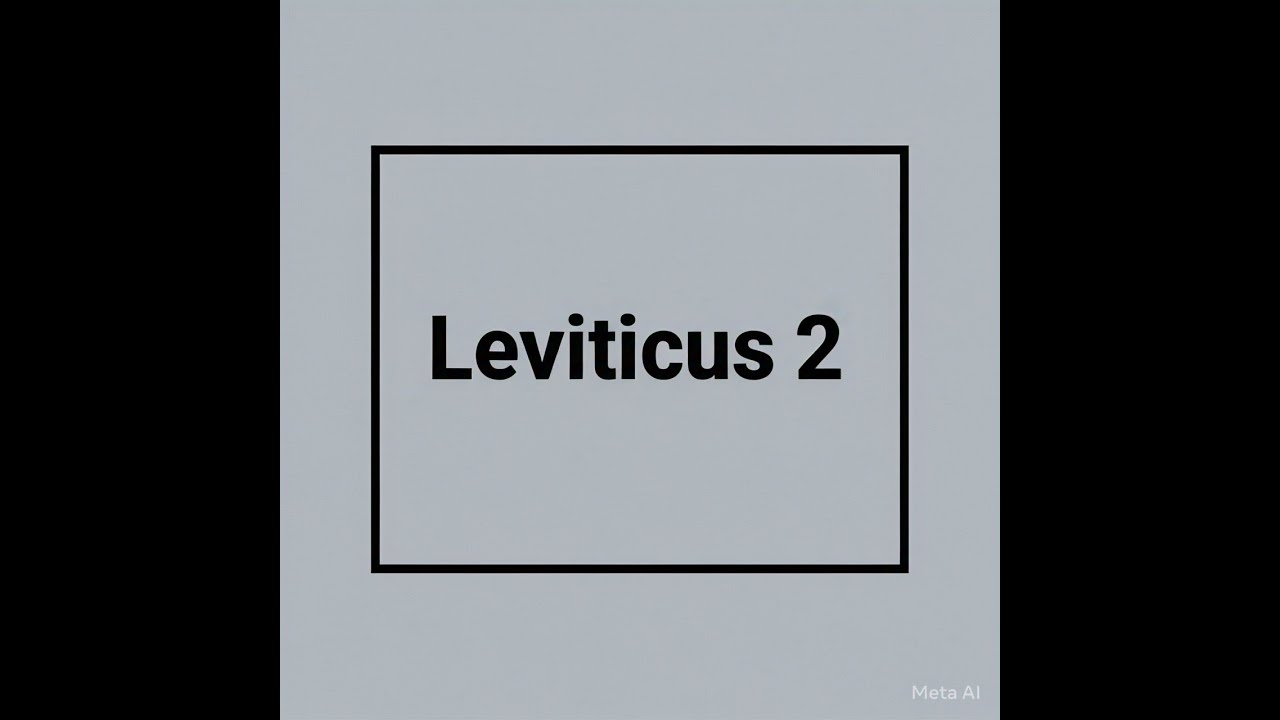 Leviticus 2: The Sacred Grain Offering Ritual - YouTube