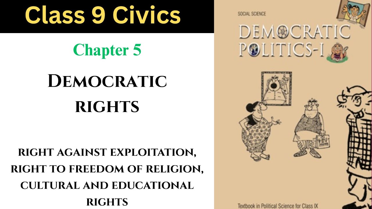 Part 4 | Democratic Rights | Class 9 Civics Chapter 5 - YouTube