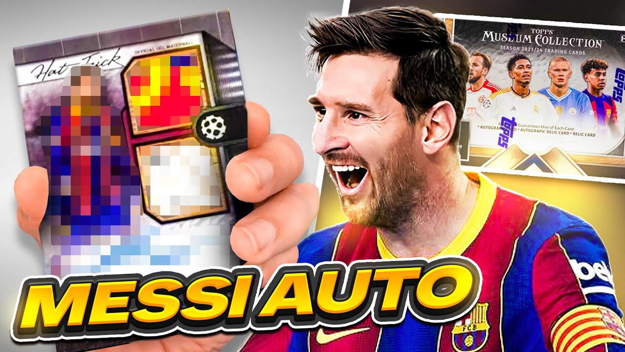 INSANE MESSI AUTO DUAL PATCH! | TOPPS MUSEUM COLLECTION 2023/24 - YouTube