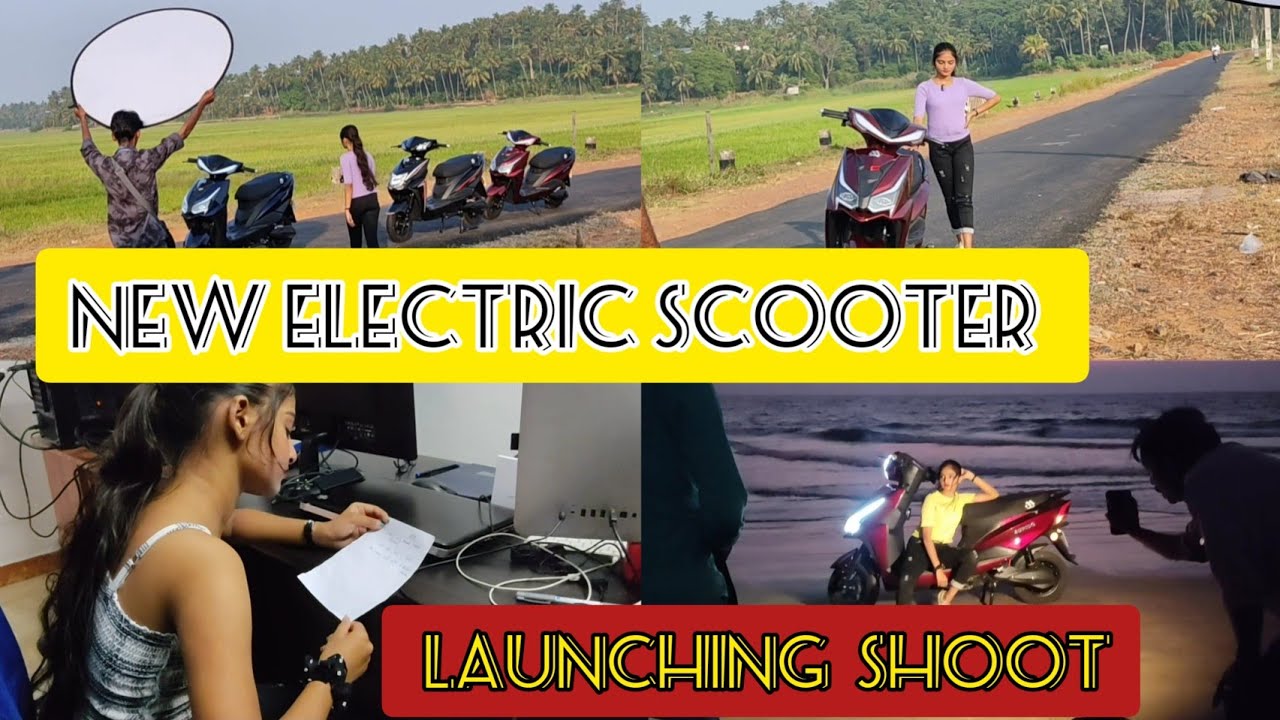 New Electric Scooter Launching Shoot | Promotion | Collab Shoot ...