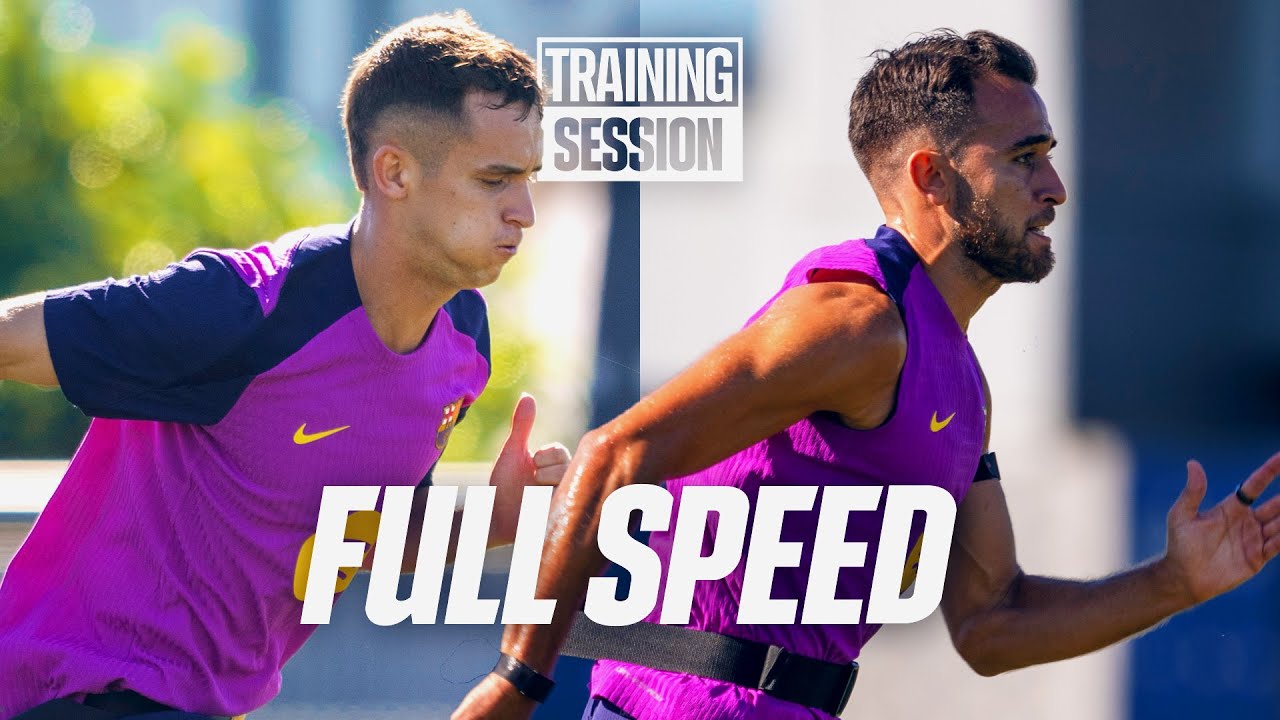 MAX EFFORT: RONDOS & SPRINTS⚡| FC Barcelona training 🔵🔴 - YouTube