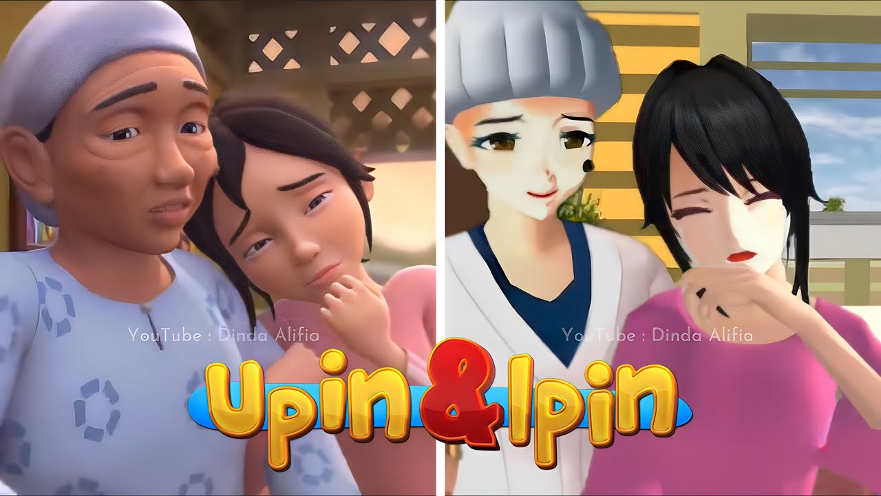 Tiru Aksi Upin Ipin Ragam Ramadhan Kak Ros Menangis versi Sakura School Simulator - YouTube