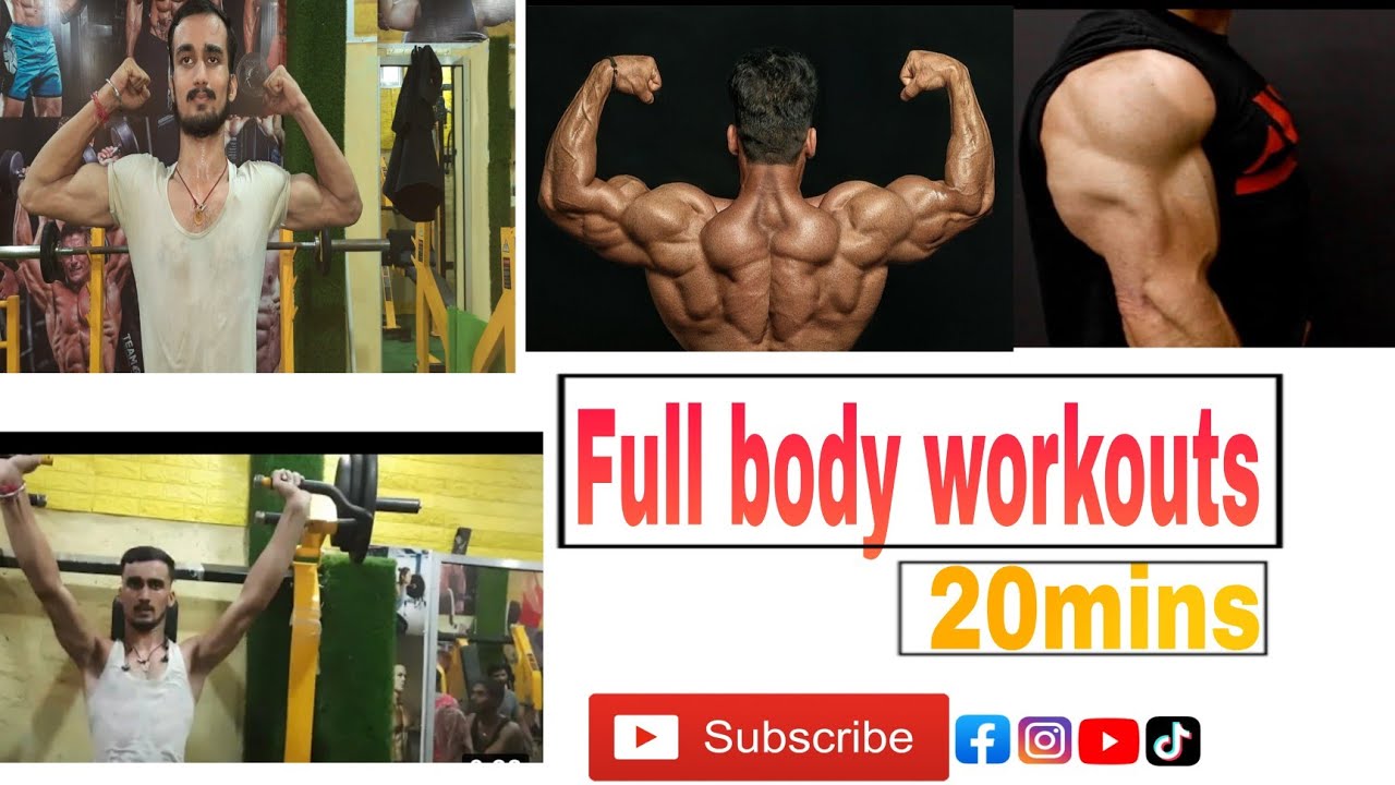 Mix workouts for beginners😯 at gym||How to start at first day ...