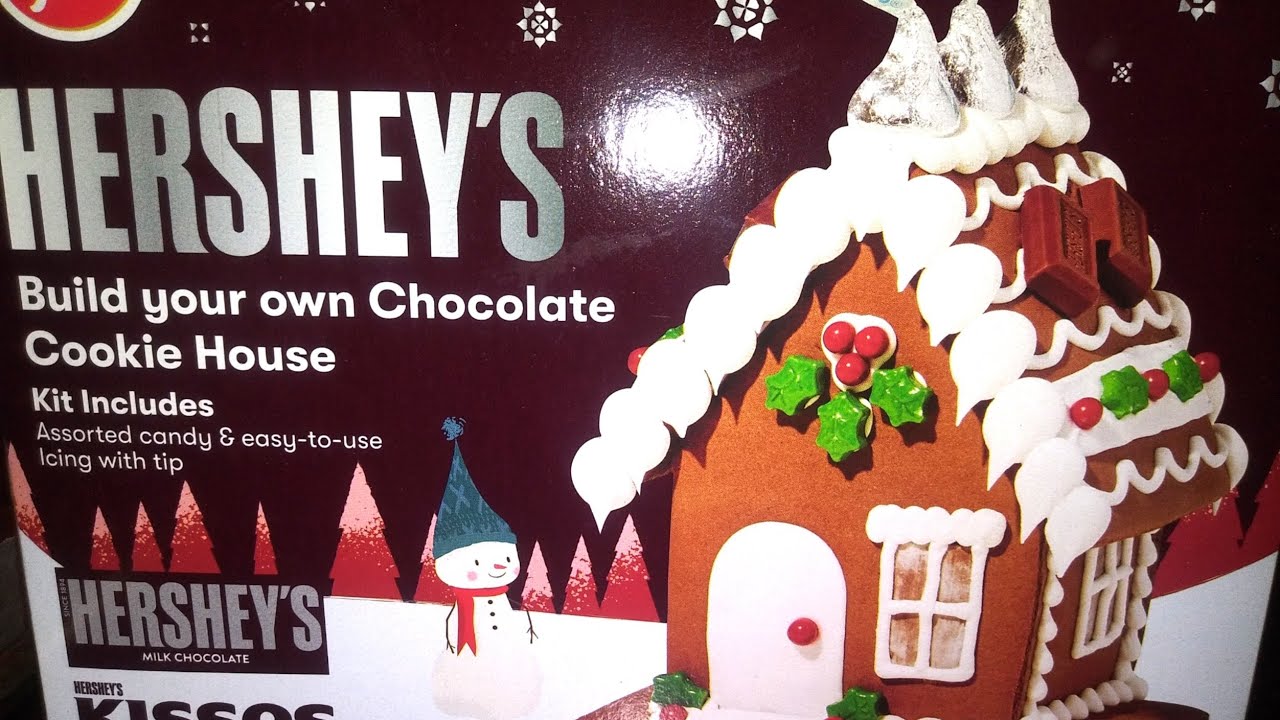 Building A Hershey's Gingerbread House With TnG fAM - YouTube