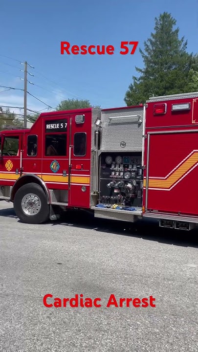 Rescue 57 Responding to a Cardiac Arrest #goprohero8 - YouTube